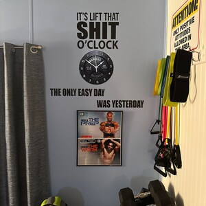 Your Only Limit is YOU Gym Wall Decal, Home Gym Design Ideas, Cycle ...