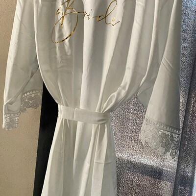 Lace Bridesmaid Robes 18 Colors Bridal Party Robes Bridesmaid Gifts ...