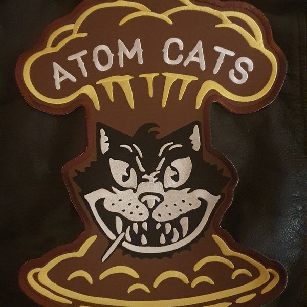 Atom Cats Patch Large Embroidered Fallout - Etsy