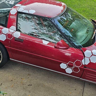 Hearts JDM Car Livery Decal Sticker Side Vehicle Wrap Bumper Sticker ...