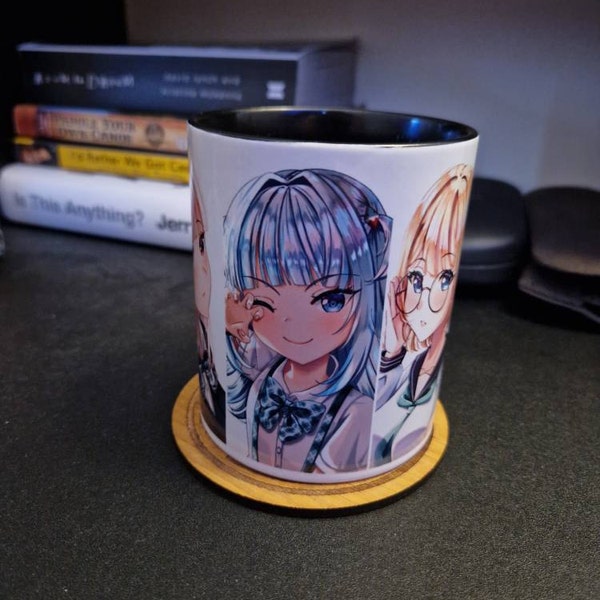 Vshojo K9 Kuro Sticker, Vtuber Stickers, Kiss Cut Stickers 3x3, K9 Kuro ...