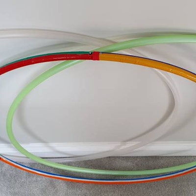 Summer Jasmine Duct Taped Hula Hoop-beginner/ Workout/ Extra Large ...