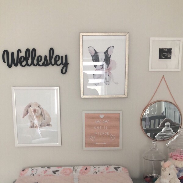 Personalized Wall Letters for Bedroom and Nursery. Kids and Baby Name ...