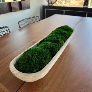 X-tra Large Moss Centerpiece for Table Moss Bowl Arrangement for Coffee ...