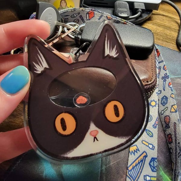 Biting Kitty Clips - Cat Journaling Clips - Cat Chip Clips - MAGNET ...