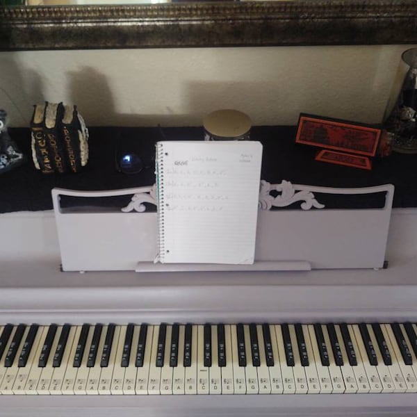 Piano Stickers for 61 Key Piano or Keyboard 36 White Key Kids Monster ...