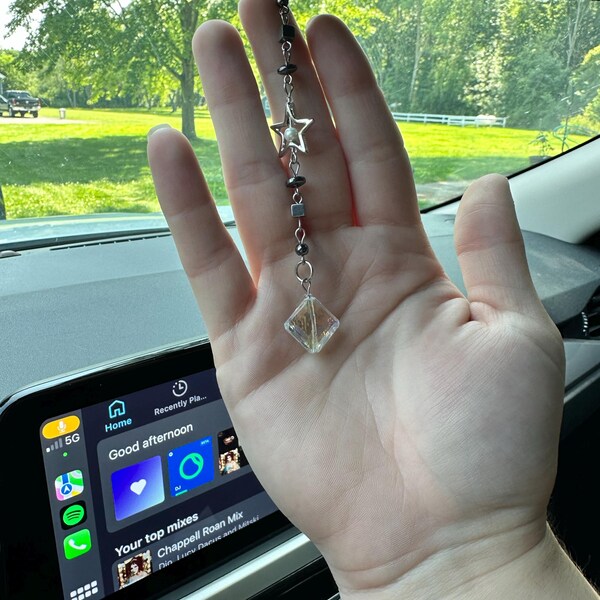 Coastal Beach Shell Car Charm / Beach Decor / Unqique Car Accessories ...