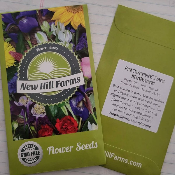 25 Red Dynamite Crepe Myrtle Tree Seeds - Etsy