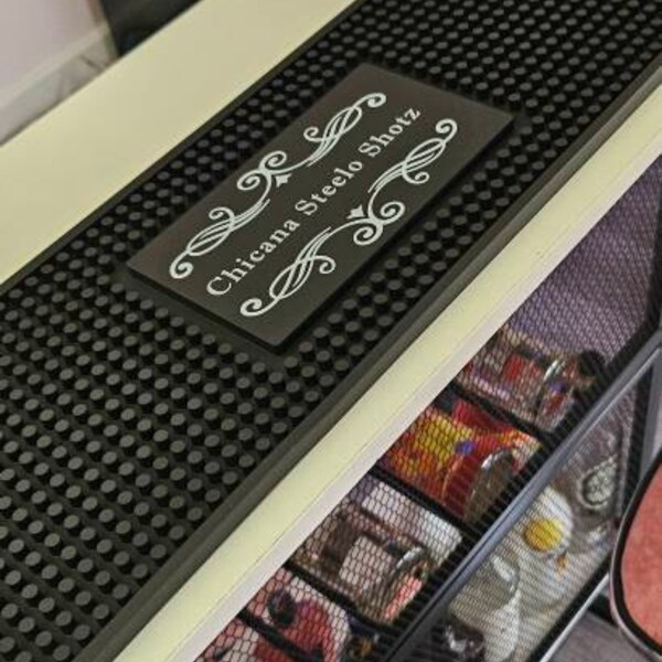 Fathers Day Gift, Custom Bar Mat Home Bar Idea Accessories Bartender ...