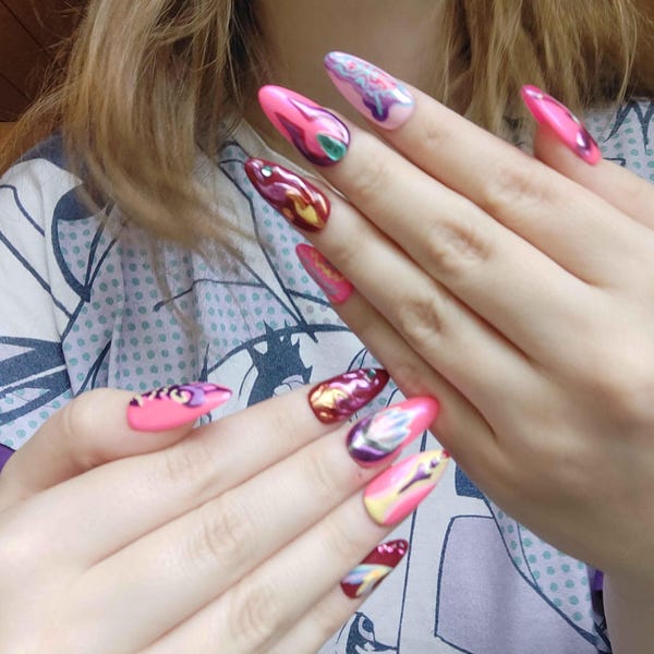 Star Guardian Kai'sa Press on Nails | League of Legends Inspired | Kai ...