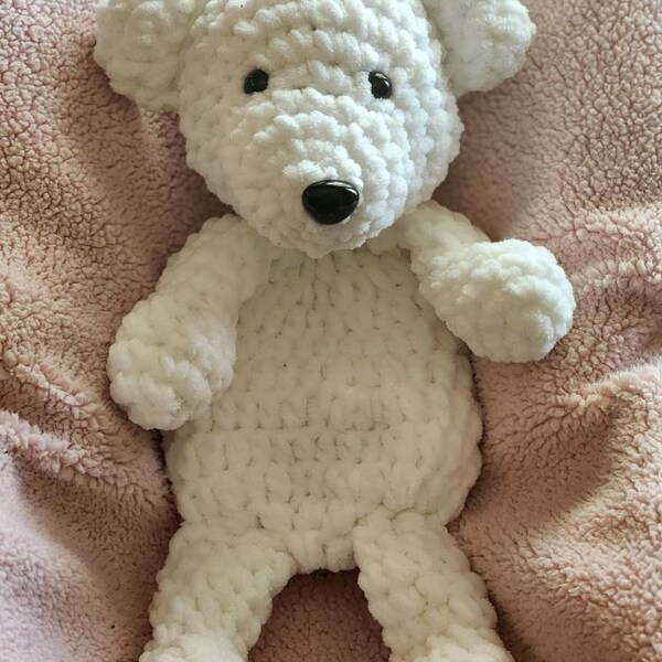 Jr. Bear the Bear Snuggler - Crochet Pattern, Bear Pattern, Crochet ...