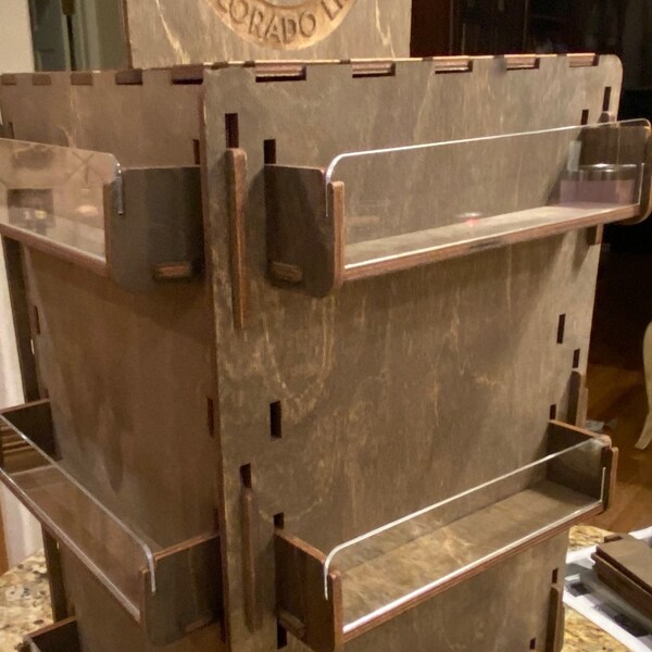 Wooden Sticker Display-small | Small Product Display | Countertop ...