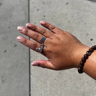 Tuesday Silver Ring: Attack and Defense Oringo Week - Etsy