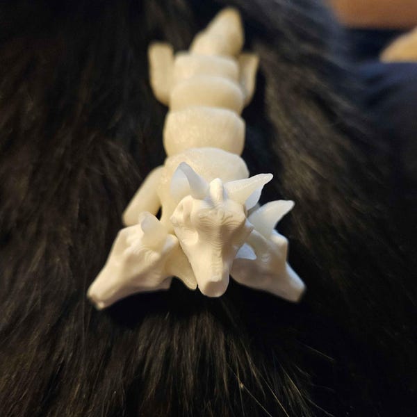 Mini Cerberus Articulated Flexi - Four Styles Wolf, Skull, Mastiff ...