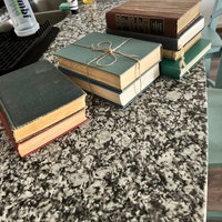 Set of 8 Vintage Books Mixed Decorative Customizable Colors Décor Aesthetic Bookshelf Library ...