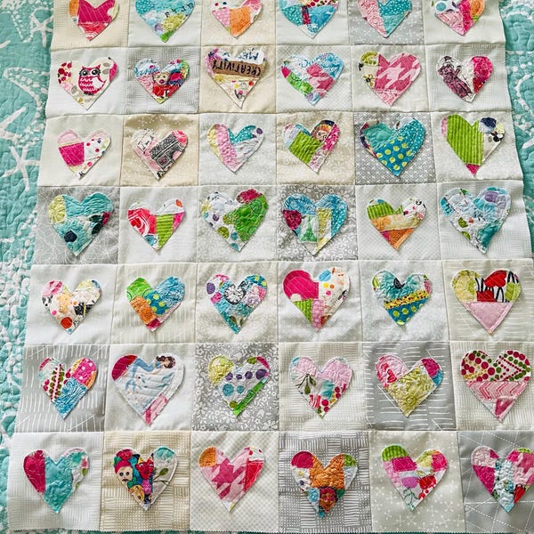 Peppermint Collage Quilt Pattern - Laura Heine - Fiberworks - LHFW 9055 ...