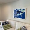 Blue and White Sailfish Art Print by Kelly Tracht, Gifts for Men, Man ...