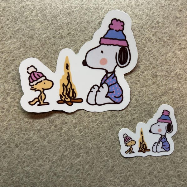 Holiday Snoopy Sticker Set, Snoopy Christmas Dog House, Dog Peanuts ...