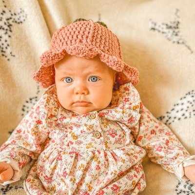 Flower Hat Made to Order Flower Fairy Hat Baby Hat Toddler - Etsy