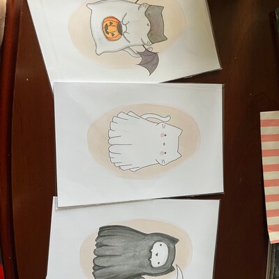 Sook Sprites / Cat Art Print / Soot Sprite Cat / Anime Art Print ...