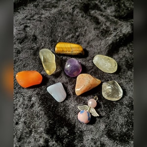 BLADDER PROBLEMS Crystal Healing Set of 7 Crystals to Support Bladder ...