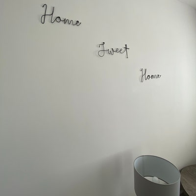 GOOD NIGHT Wire Word / Handmade Sign / Wall Wire Sign / Home - Etsy UK