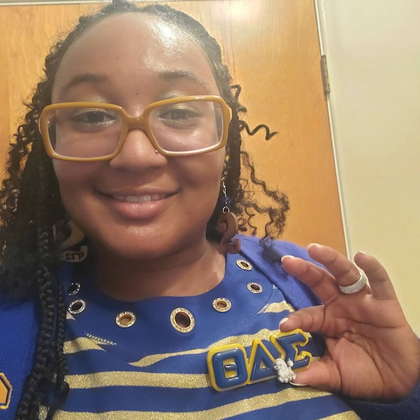 Sigma Gamma Rho Cane - Letters, Rubies and Pearls / Wrapped Cane - Etsy