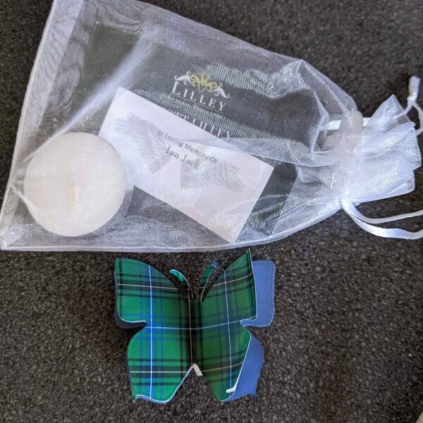 Handmade Royal Stewart Tartan Flower Brooch Rosette - Etsy