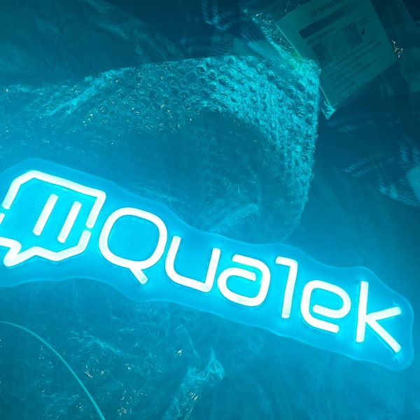 Custom Youtube Neon Sign, Youtuber Name Neon Sign, Custom Twitch Sign ...