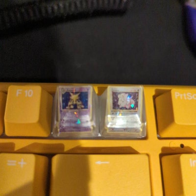 Miniature Holo Pokemon Card Keycaps Base Set - Etsy