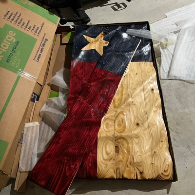 Wooden Texas Cross, Texas Flag Cross, Christian Decor, Christ-centered ...