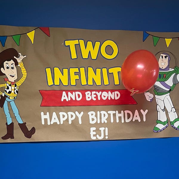 Hand Painted Custom Party Banner, Birthday Decor, Hand Painted Craft ...