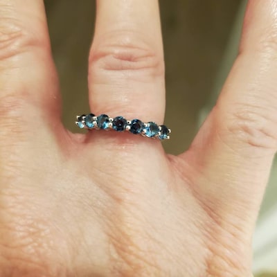 Natural Tanzanite Jewelry Set Genuine Tanzanite Ring - Etsy