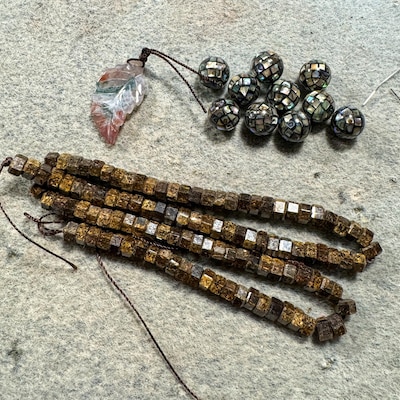 Dinosaur Coprolite Beads Dinosaur Dung Beads 4mm Round 6mm Round 8mm ...