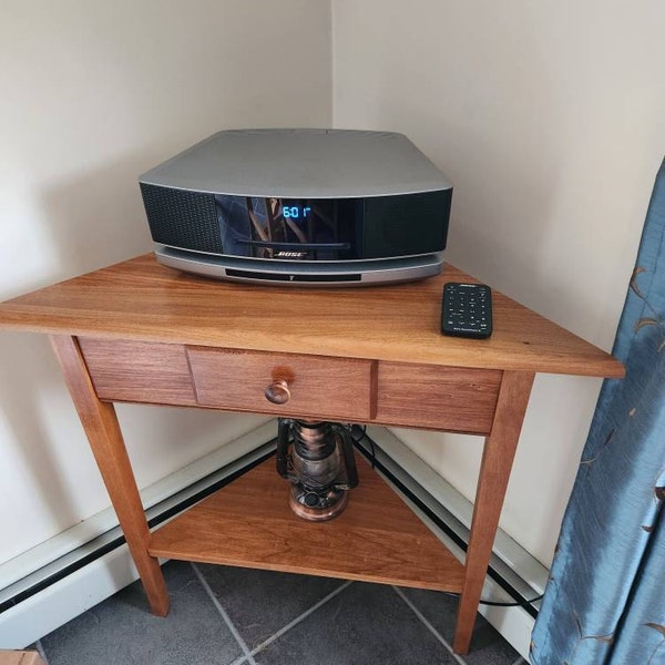 Handcrafted Shaker Corner TV Stand. Made in Maine - Etsy
