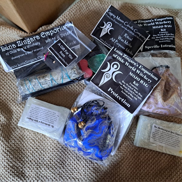 Mojo Bag Kit, Gris Gris Bag Kit, Hoodoo Bag Kit, Conjure Bag Kit, Root ...
