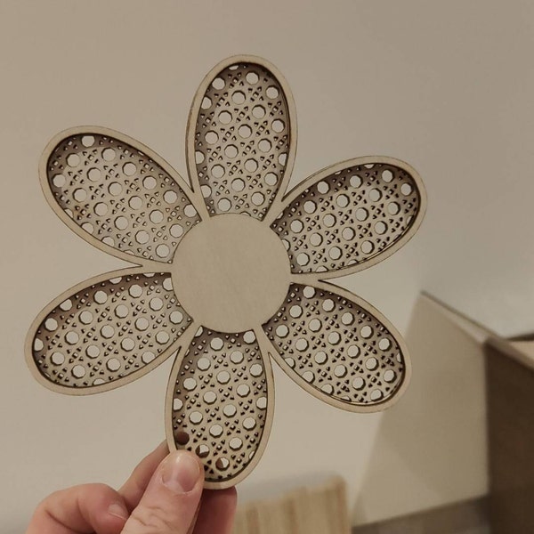 Laser Cut File | Rattan Daisy| Boho Daisys | Rattan Flower| Rattan SVG ...