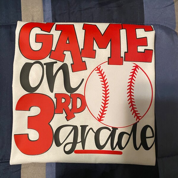 Game on 3rd Grade SVG, SVG Cut File, Third Grade Svg, Back to School ...