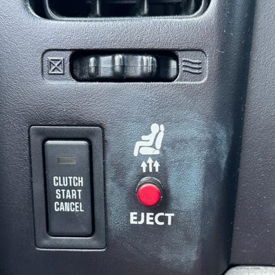 Eject Button Decal, Car Decal, Eject Passenger Button, Blank Button ...