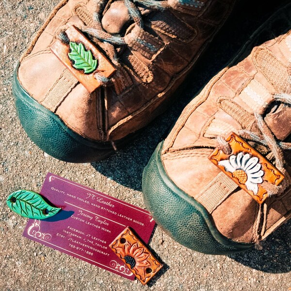 Leather Boot Charms, Boot Accessories, Shoelace, Lacelets, Hiking ...