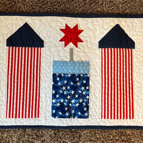 Firework Frenzy Table Runner Pattern - PDF Pattern - Etsy