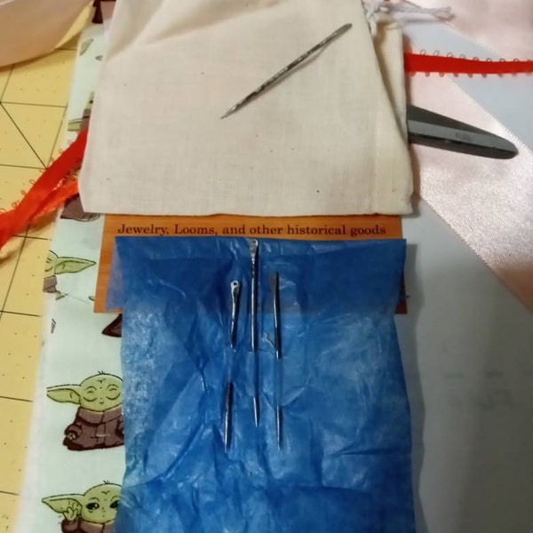 Forged Steel Sewing Needles. Viking Needles, Medieval Needles - Etsy