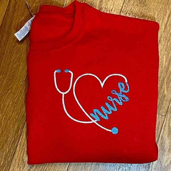 Nurse Heart, Embroidery Design - Etsy