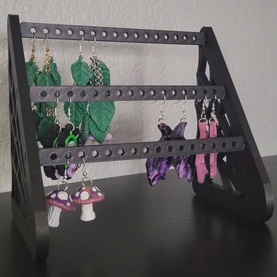 Spiderweb Earring Display Rack Jewelry Standing Spooky - Etsy