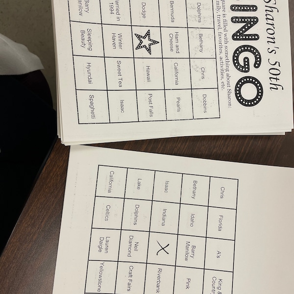 100 Card Editable Bingo Template, 48 Call, Instant Pdf Download, All ...
