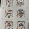 Baseball Thank You Tag. Baseball Little Rookie Round Tag 3x3. Sports ...