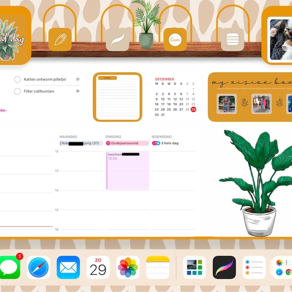 Aesthetic iPad Wallpaper Kit, Matching Theme, Icons, Widgets, iPhone ...