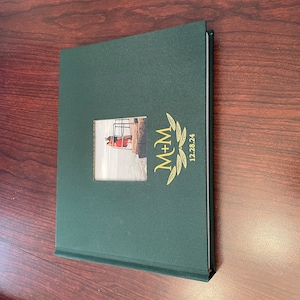 12x12 Inches Personalized Engraved PU Leather Photo Album /custom ...