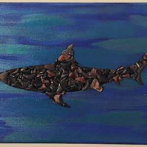Make Yer Own Shark Art Kit Reef Shark 8x10 - Etsy