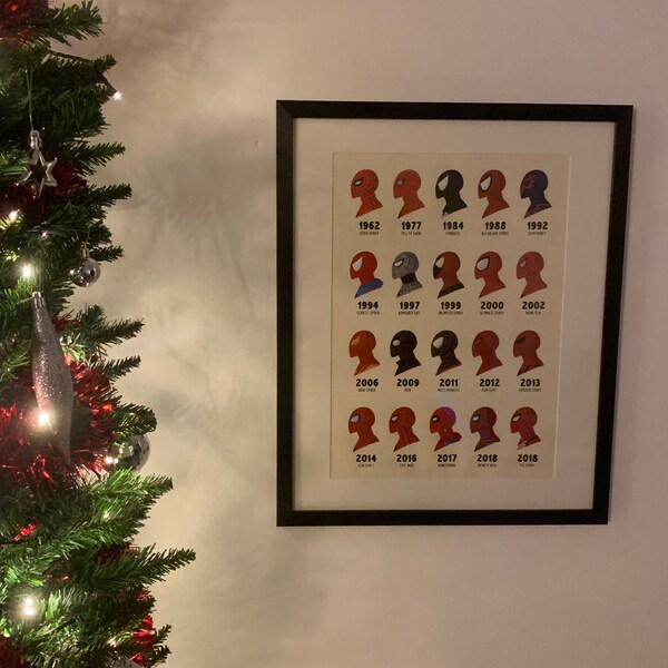 MARVEL ABC Alphabet Illustrated Poster Gift Wall Art - Etsy